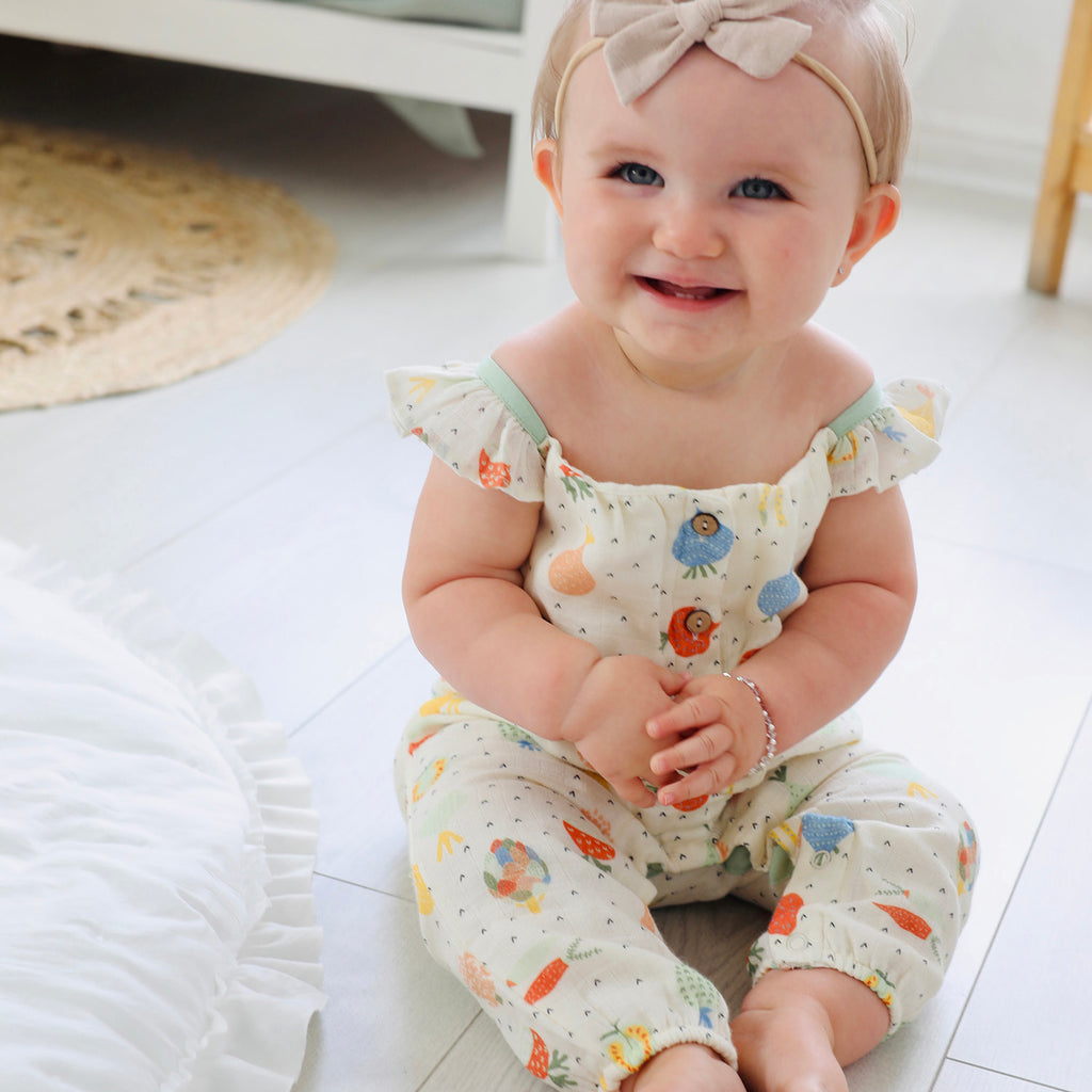 Adorable Organic Baby Clothes - Veggie Salad - by Viverano