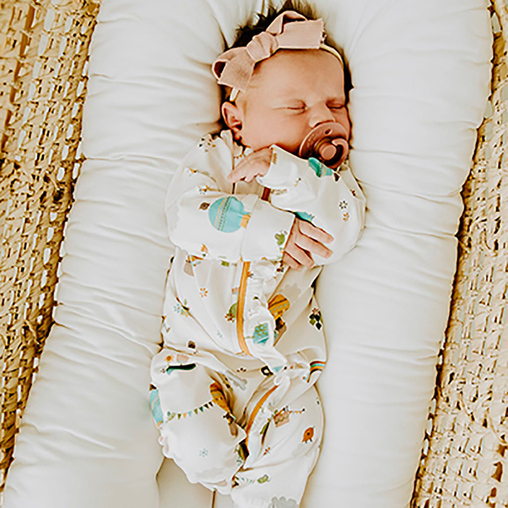 Fly Away Balloon Adventure Organic Cotton Baby Collection