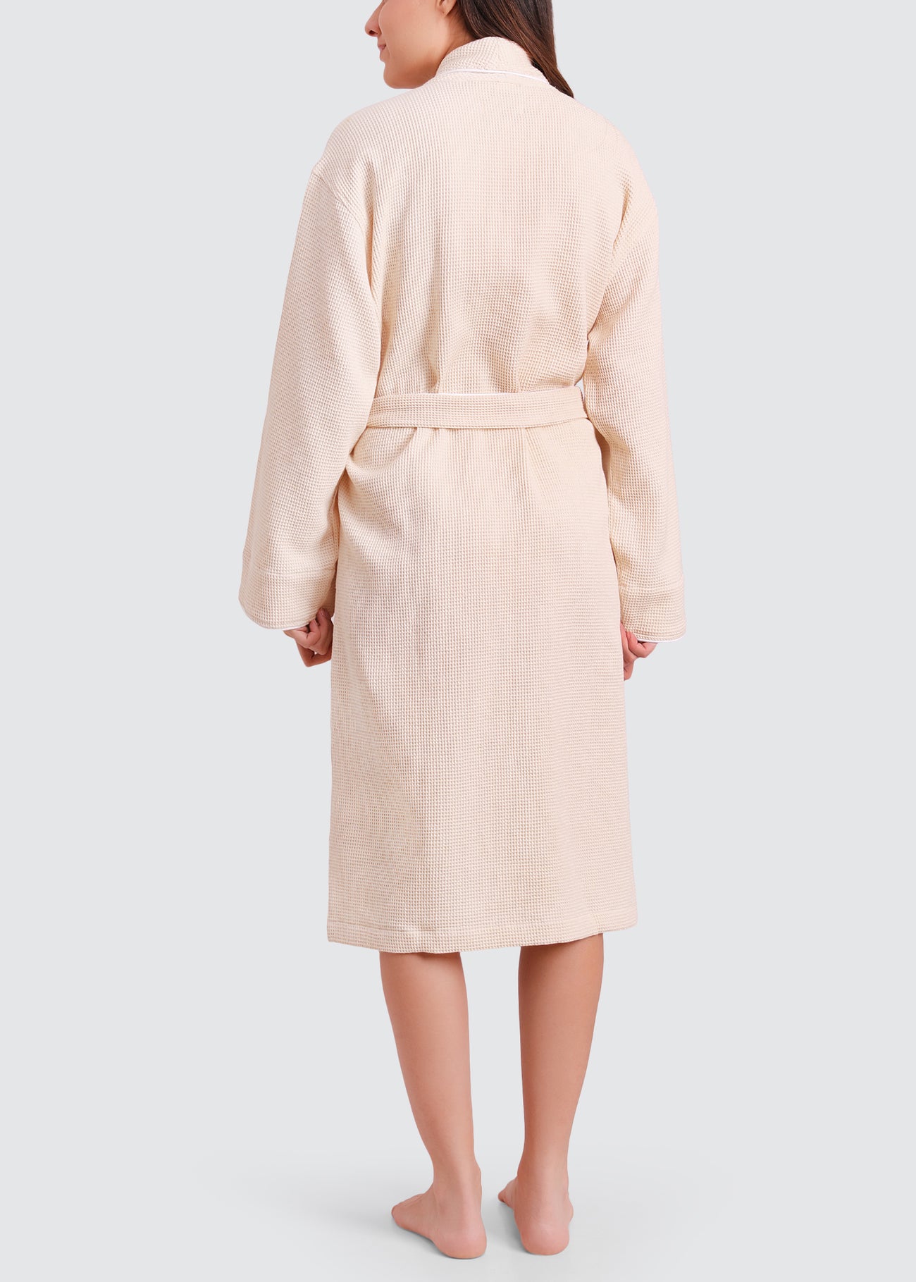 Women's Organic Waffle Weave Spa Bath Robes (3 Colors) by Viverano Organics
