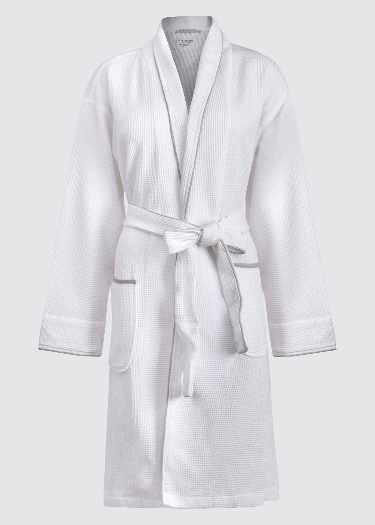 Women's Organic Waffle Weave Spa Bath Robes (3 Colors) by Viverano Organics