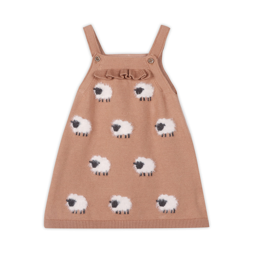 Organic Sweater Knit Baby Girl Dresses by Viverano Organics