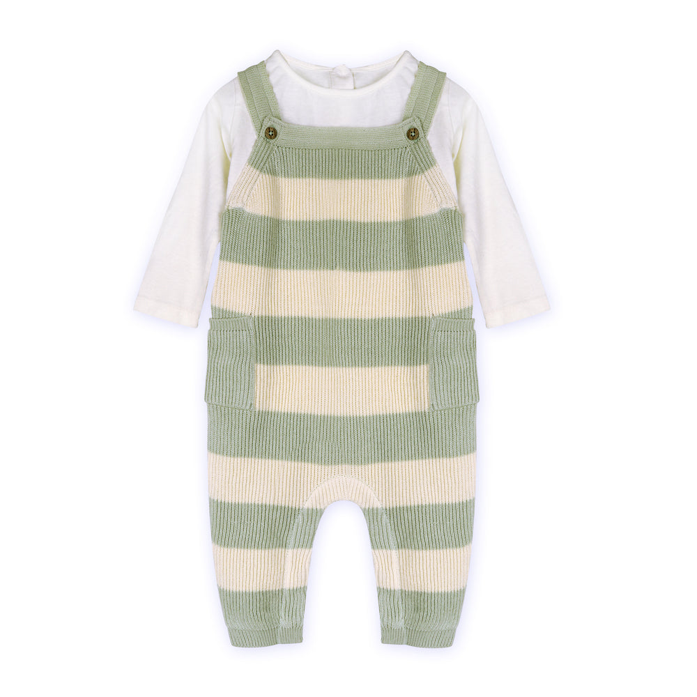Organic Baby Overall Knit Sets by Viverano Organics