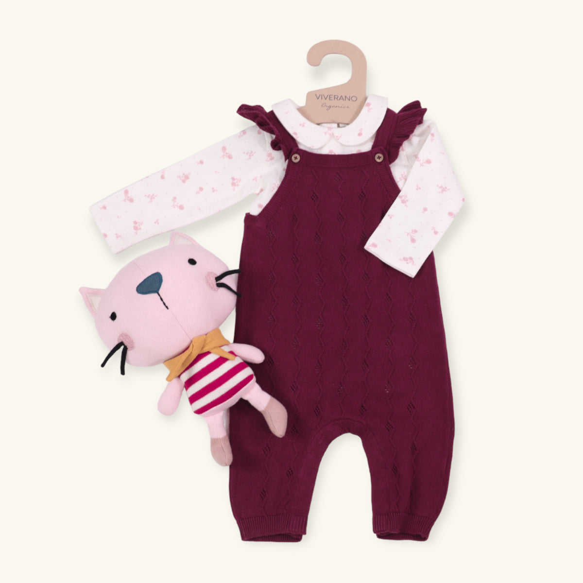 Organic Baby Overall Sets by Viverano Organics