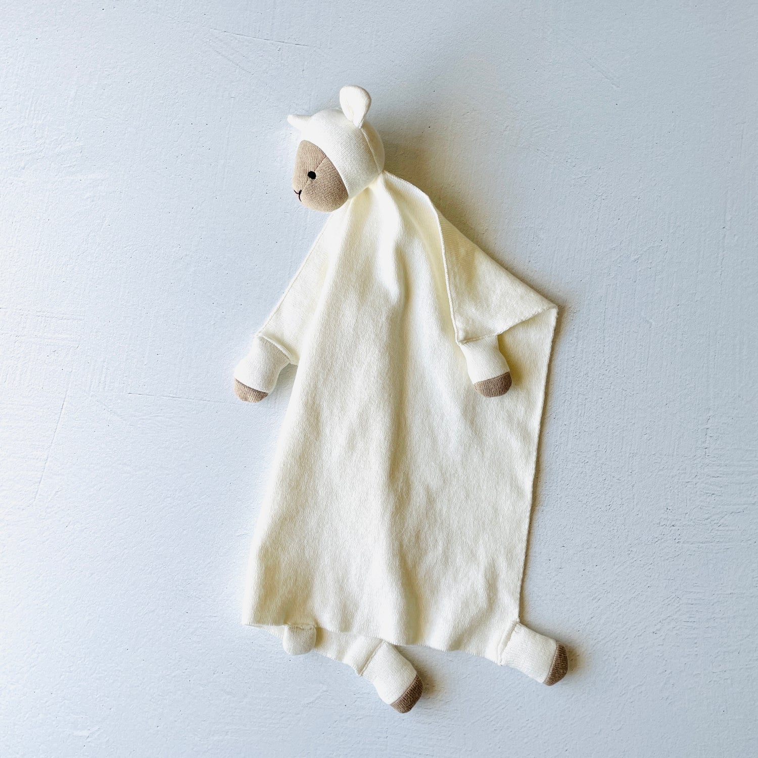 Organic Baby Lovey Security Blanket Cuddle Cloth - Lamb (Viverano)
